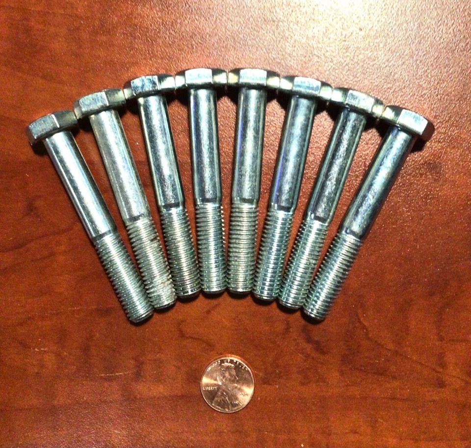 M10-1.50 x 70mm Zinc Plated Partial Thrd Class 10.9 Steel Hex Cap ...