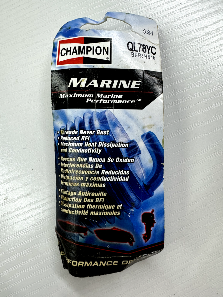 Champion QL78YC Marine Spark Plug | eBay