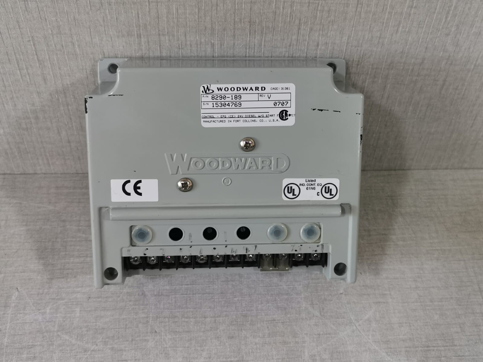 Woodward 8290-189 Rev. V Speed Controller | eBay