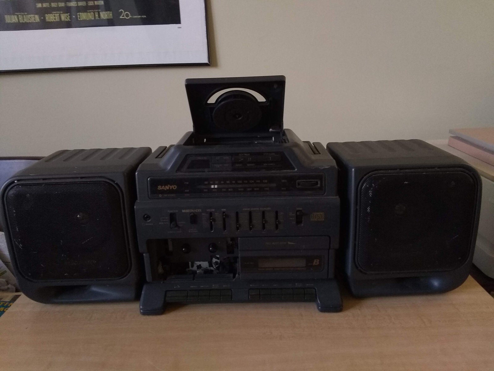 Sanyo - CD - Cassette - Radio - MCD S810 - Used - Needs Repair ...