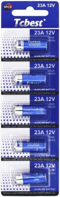 TCB 12v Alkaline Batteries MN21 23A LRV08 K23A E23A A23 23AE V23GA ...