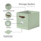 Storage Baskets 13x15x13 Storage Cube Bins With Label Holders Kallax ...