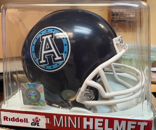 Toronto Argonauts CFL Riddell Football Mini Helmet Collectable Like New ...
