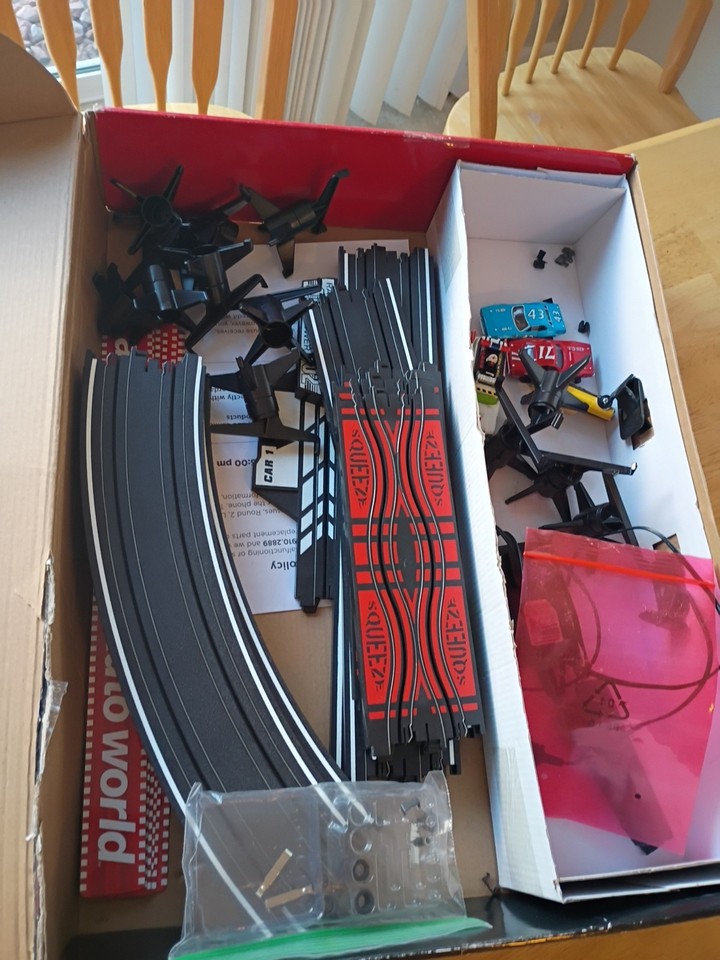 Auto World Stock Car Showdown Slot Car Set 2 Extra Cars (No Grandstand ...