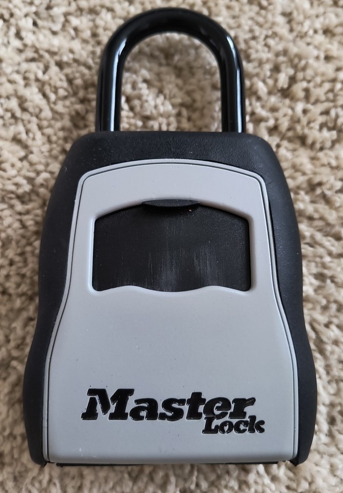 MASTER LOCK SET & RESET PORTABLE COMBINATION LOCK BOX HOLDS 5 KEYS | eBay