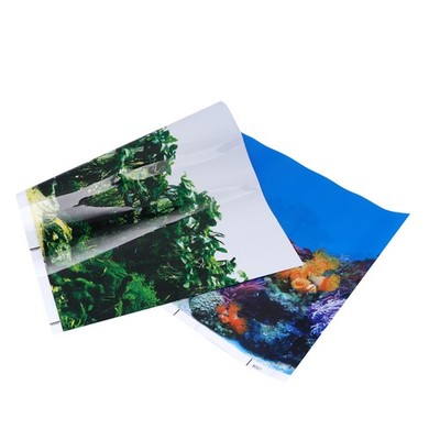 Aquarium Sticker Fish Tank Backdrop Decorations Background Plate | eBay UK