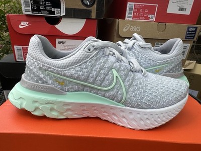 Nike React Infinity Run Flyknit 3 Pure Platinum Mint Foam 7W | eBay