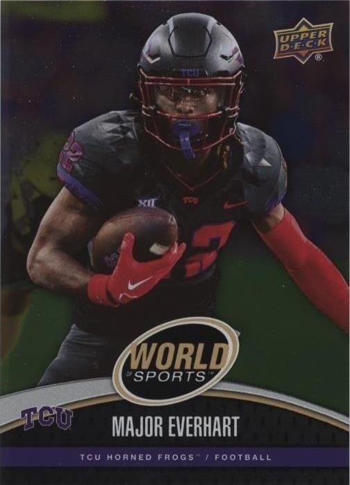 2025 Upper Deck World of Sports - Major Everhart #202 Silver Foil (RC ...