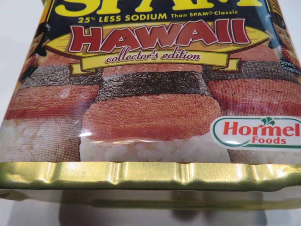 VTG Rare Collectors 2003 Edition HAWAII Hormel SPAM Can 25% Less Sodium ...
