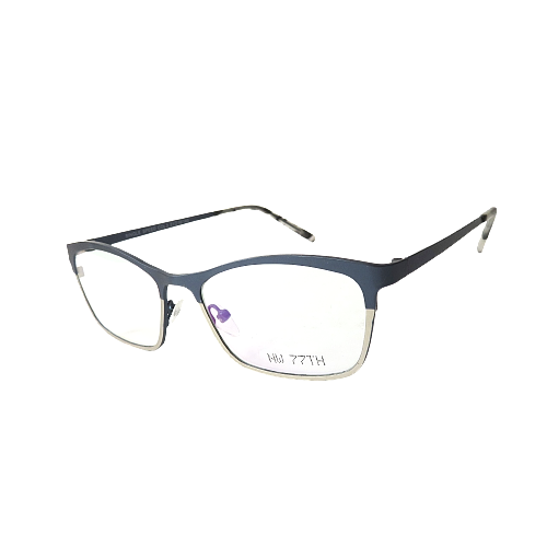 New NW 77th Eyeglasses SINGLE SPEED Blue / Silver Optical Frame 51-16 ...