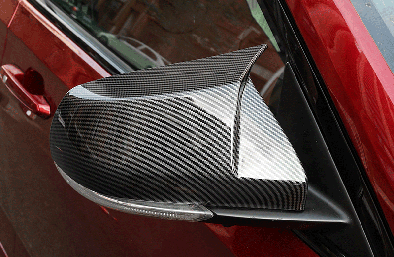 Carbon Fiber Rear View Side Mirror Cover Trim For Cadillac CT4 CT4-V ...