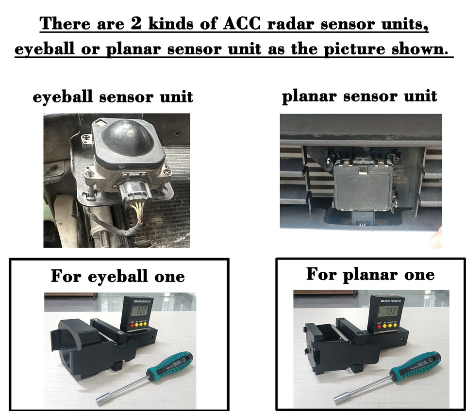 ADAS Dynamic Calibration Radar Angle Leveling Tool ACC Radar Sensor ...