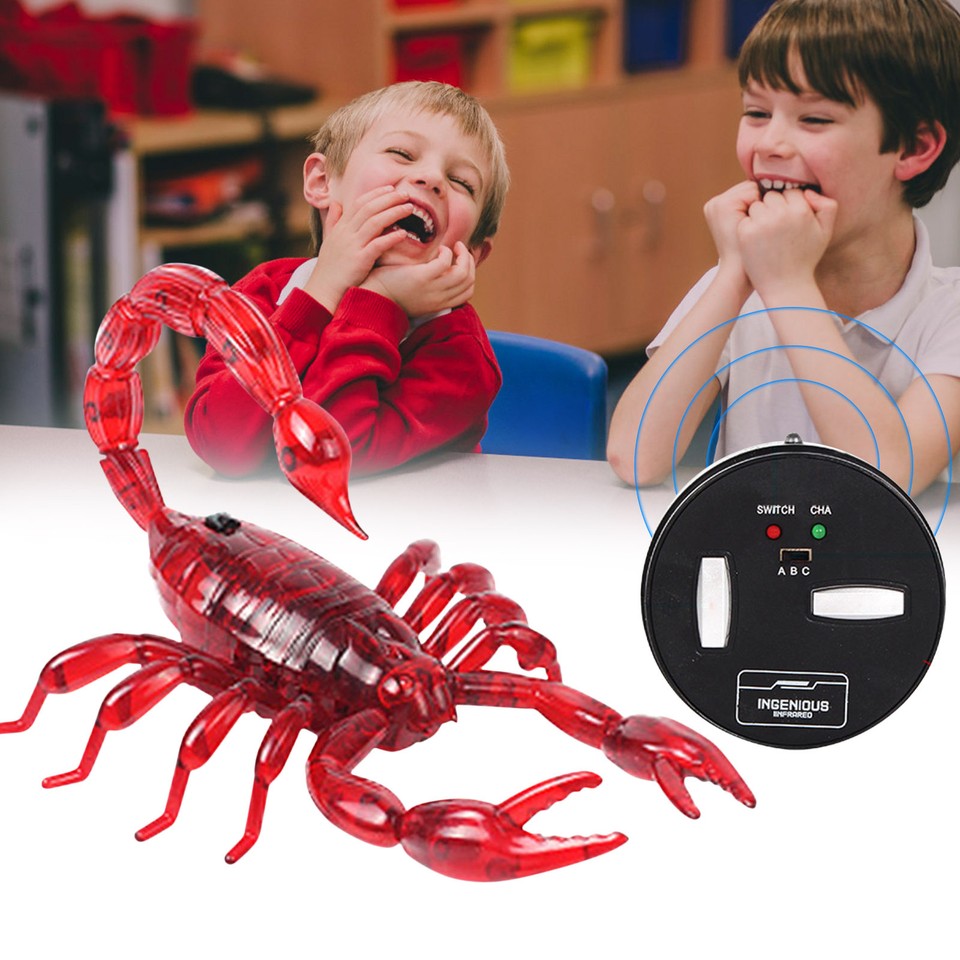 Scorpion RC Toy Remote Control Scorpion Infrared Joke Insect Scary ...