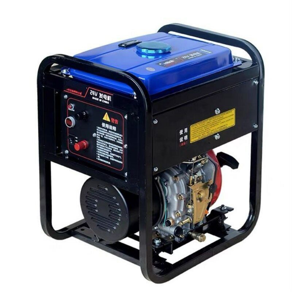 6KW 24V DC Generator Air Conditioner Diesel Generator 24V Battery ...