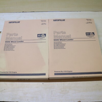 CAT Caterpillar 950G Wheel Loader Parts Manual Book catalog front end ...