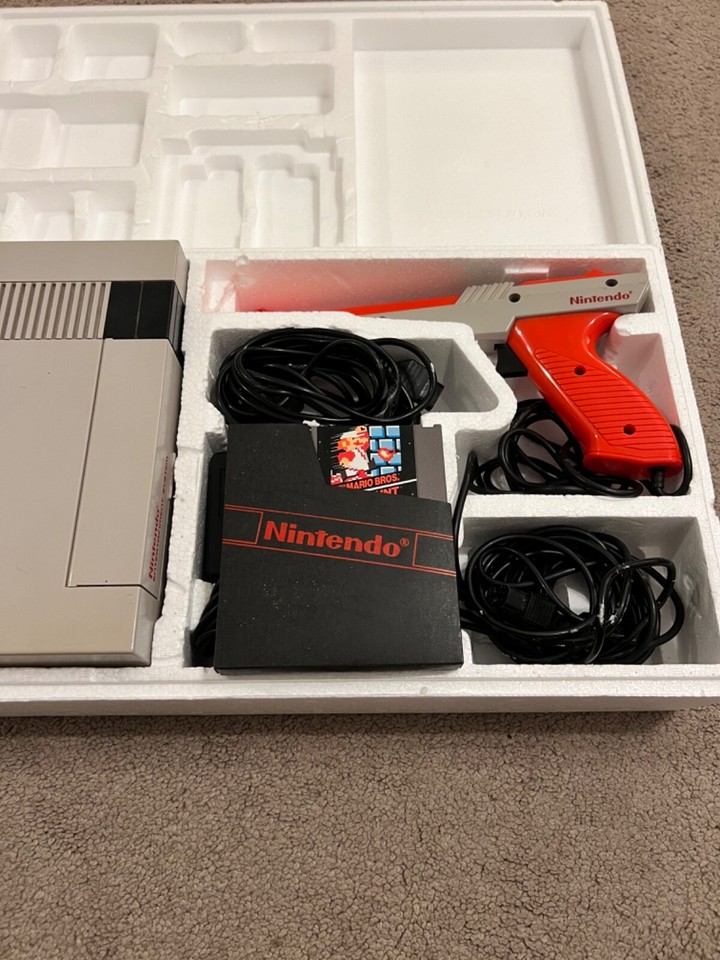 nintendo entertainment system action set in box | eBay