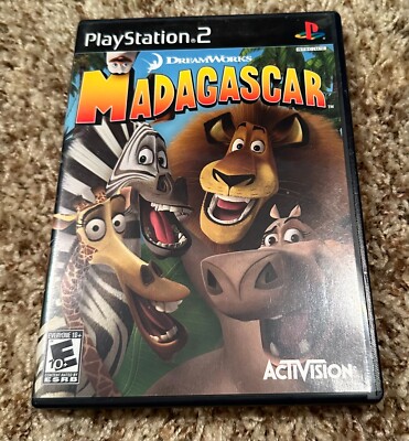 Madagascar PS2 PlayStation 2 - Complete CIB With Manual DreamWorks ...
