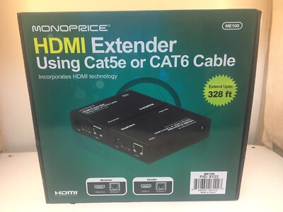 HDMI + Ethernet & IR Extender Using Cat5E or Cat6 Cable - Extend Upto ...