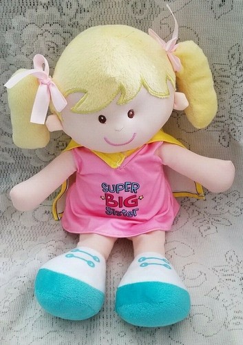 Baby Ganz Collection Blonde Super Big Sister Plush Doll Pigtails 13 ...