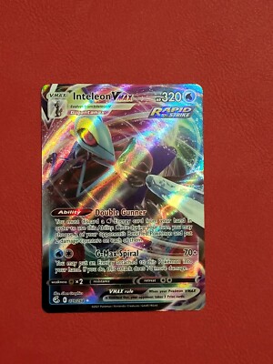 Inteleon VMAX Full Art 079/264 Pokemon TCG Fusion Strike GREAT ...