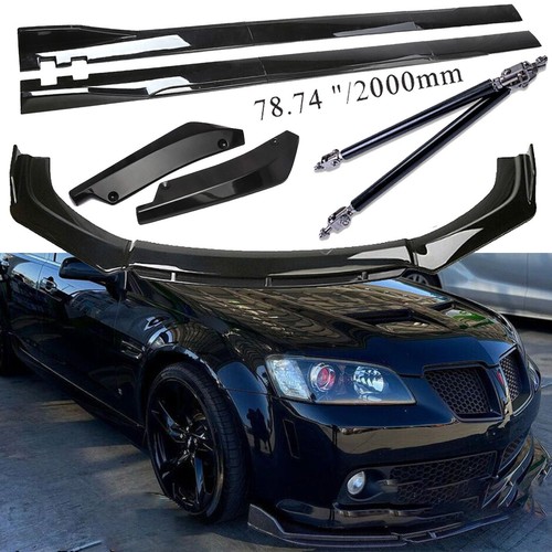 For Pontiac G8 GT GTO Front Bumper Lip Spoiler Splitter Side Skirt Rear ...