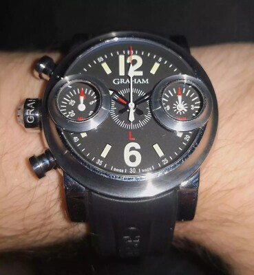 GRAHAM Swordfish SS Chronograph Stainless Steel Watch | Box & Papers ...