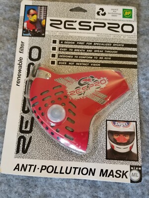 Respro® Anti-pollution Renewable Filter Specialized Sports Face Mask ML ...