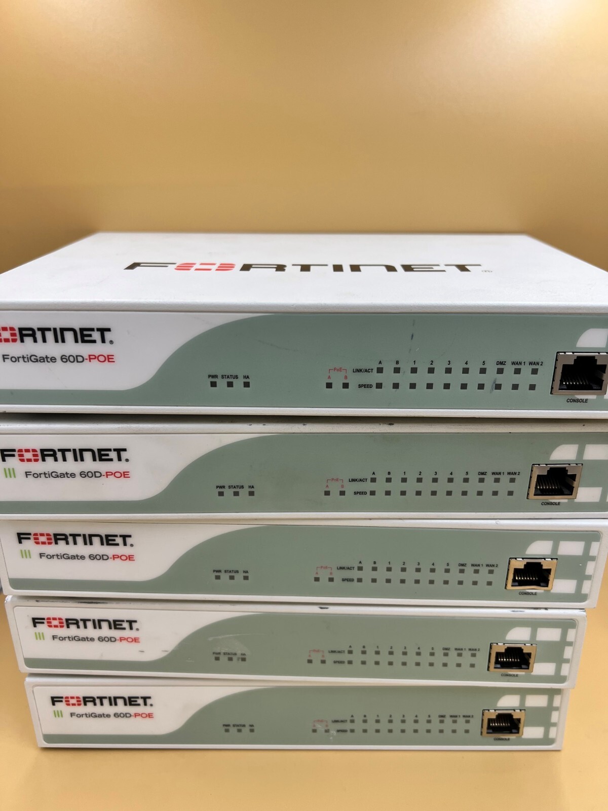 Fortinet FortiGate FG-60D-POE Firewall - Set of 5 | eBay