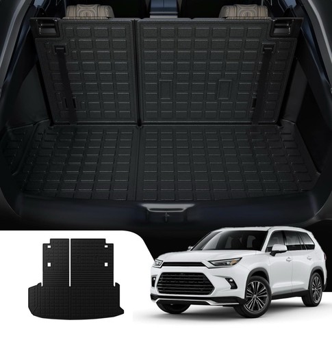 Cargo Mat Compatible with 2024 2025 Toyota Grand Highlander Trunk Mat ...