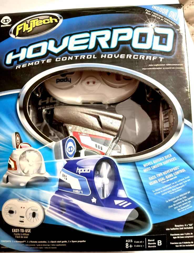 Flytech Hoverpod Remote Control Hovercraft Ages 8+ Spare Propeller Easy ...