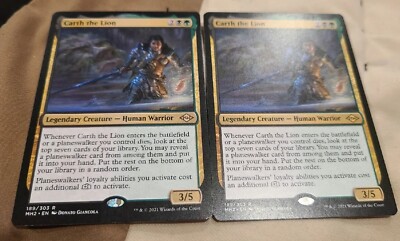 MTG MH2 Carth the Lion LOT of 2 MINT Modern Horizons 2 Free Shipping | eBay