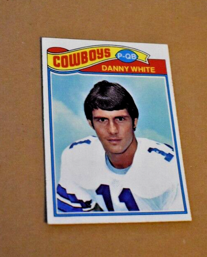 Danny White ROOKIE Topps 1977 Football Card #284 Cowboys RC Set Break ...