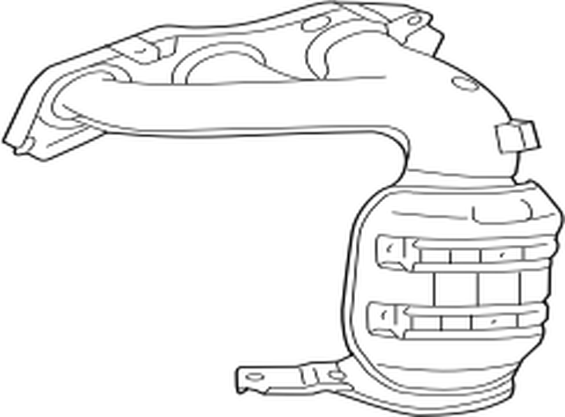 17150-31380 Toyota Manifold sub-assy, exhaust, lh 1715031380, New ...