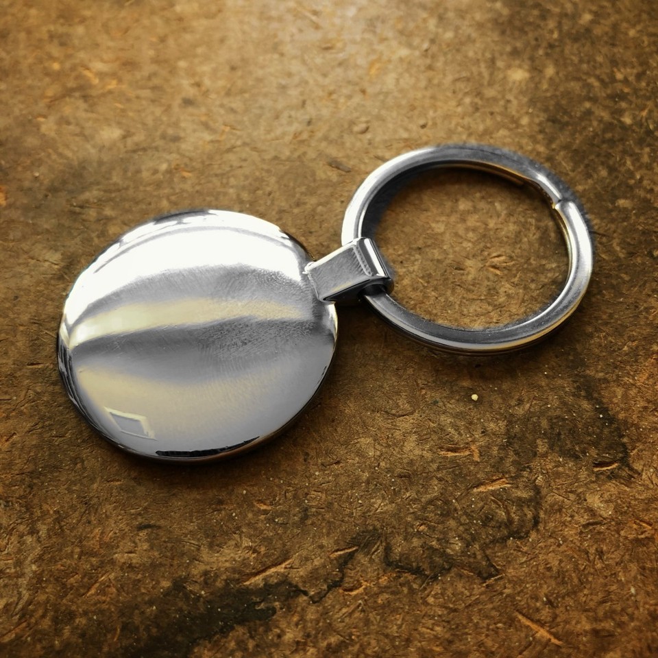 Black And White Scene Keychain - Includes 1.25 Inch Loop for Keys or ...