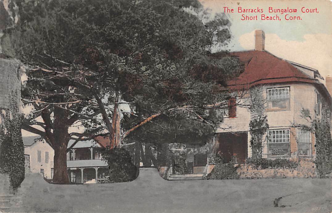 SHORT BEACH, BRANFORD, CT ~ THE BARRACKS AT BUNGALOW COURT, HILL PUB ...