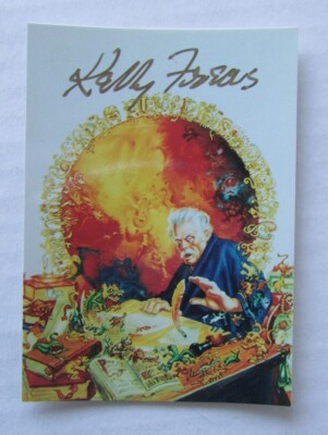 KELLY FREAS TRADING CARD #18 SCRIBE HAND SIGNED | eBay