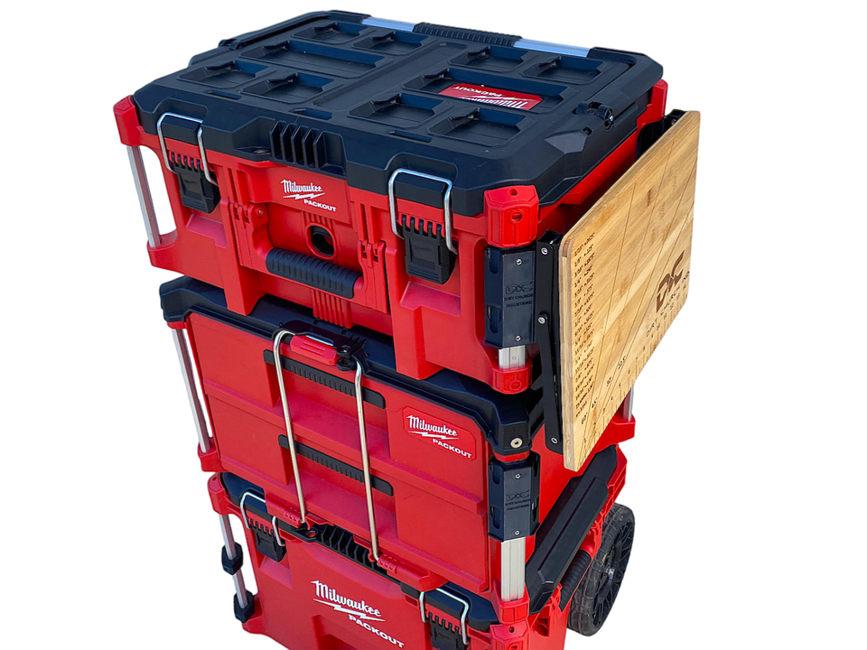 Milwaukee Packout, Quick Detaching/Folding Bamboo Table | eBay