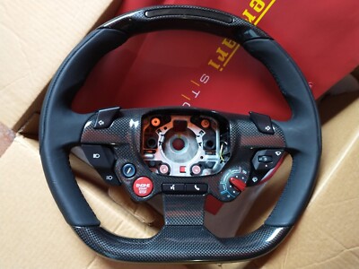 Volante/Steering Wheel Ferrari GTC4 LUSSO/812 * Carbon Fiber * LED * | eBay