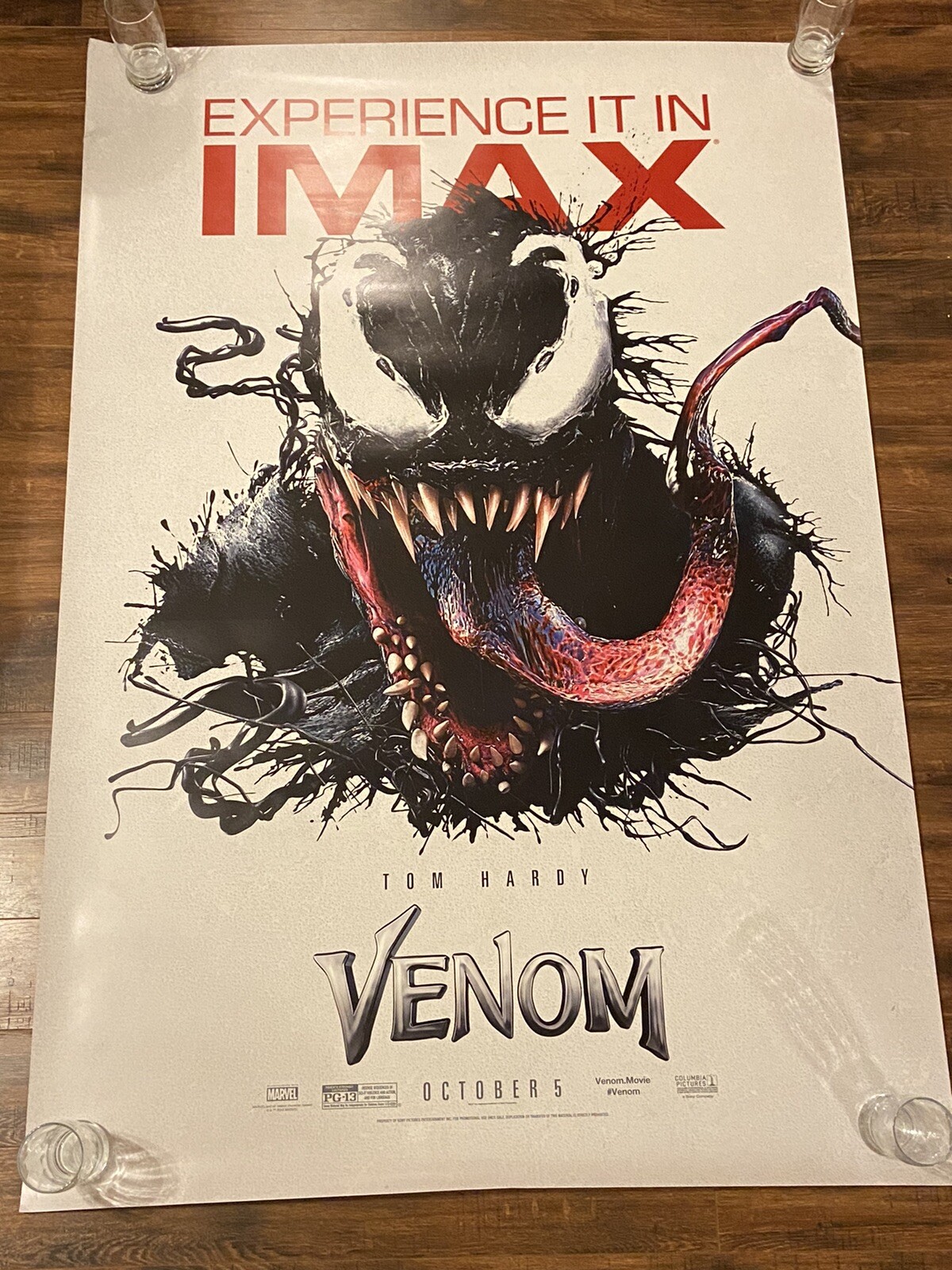 HUGE OVERSIZED ORIGINAL DOUBLE SIDED IMAX POSTER VENOM. 48” X 70” | eBay