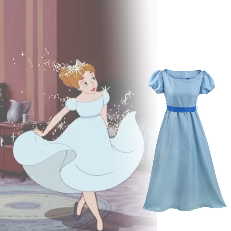 High-quality Peter Pan Wendy Princess Maxi Dress Cosplay Costume | eBay