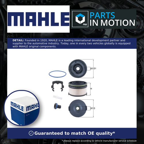 Fuel Filter fits MERCEDES GLS400D X167 2.9D 2019 on OM656.929 Mahle ...