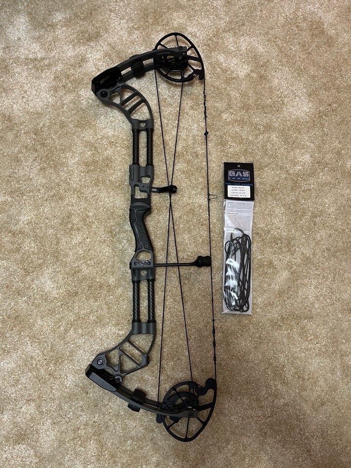 Right Hand Prime Form 34 - GAS Bowstrings - 29 Inch Draw 70 Pounds - Recon Grey | eBay