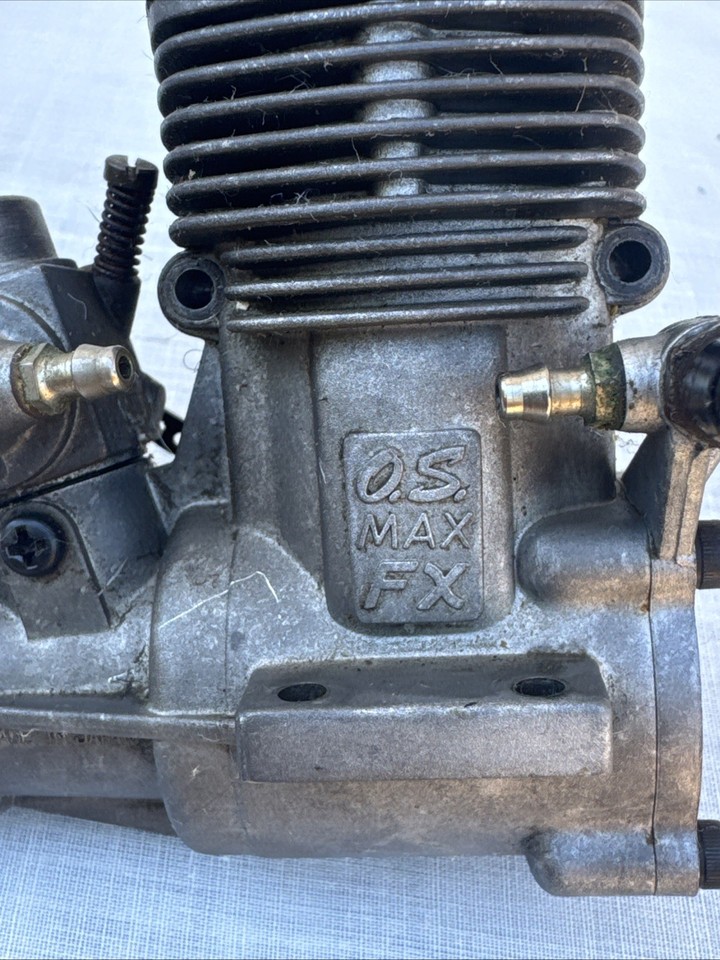 Used OS Max. FX 46. 2 Stroke Nitro RC Engine *Untested For Parts Or ...