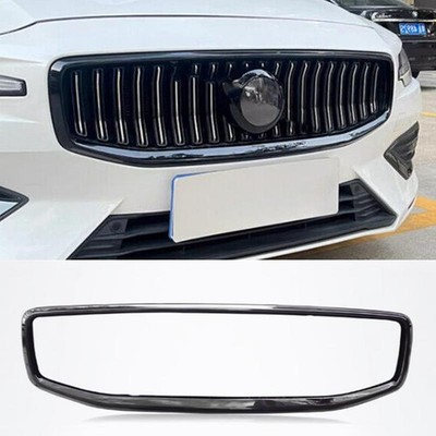ABS Glossy Black Exterior Front Grille Grill Cover Trim For Volvo S60 ...
