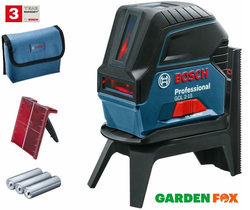 new - Bosch GCL 2-15 PRO Line & Point Laser 0601066E00 3165140836371 ...