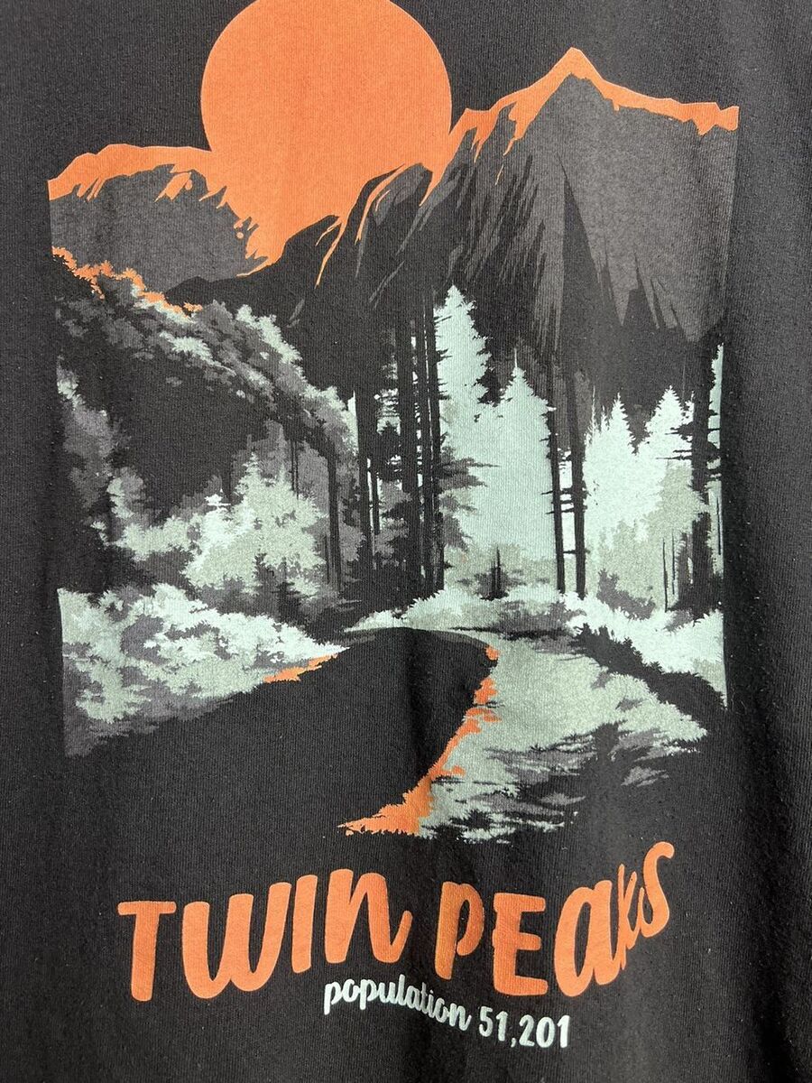 Twin Peaks Shirt, Twin Peaks Black T-shirt Unisex S-5XL Twin Peaks Shirt, Twin Peaks Black T-shirt Unisex S-5XL