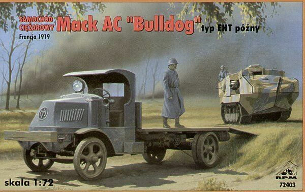 Mack AC Bulldog EHT Ww1 American Truck (1/72 Model Kit RPM 72403) for ...