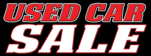 Used Car Sale Banner 24"x64" Free Shipping & Customization, Ready to ...