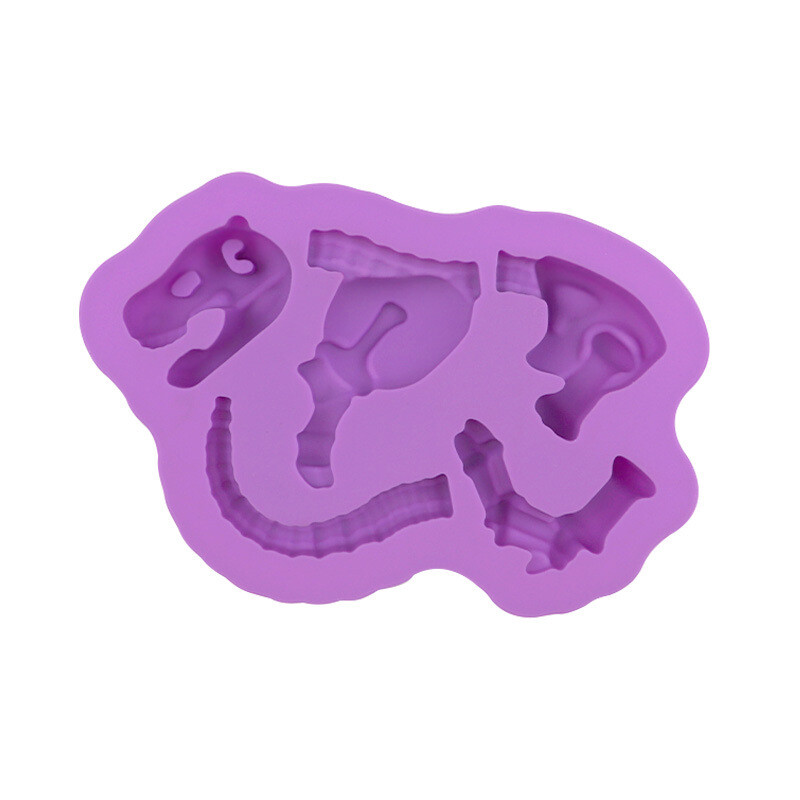 Dinosaur Chocolate Silicone Mold Dino Bone Fossil Skeleton Mould DIY ...