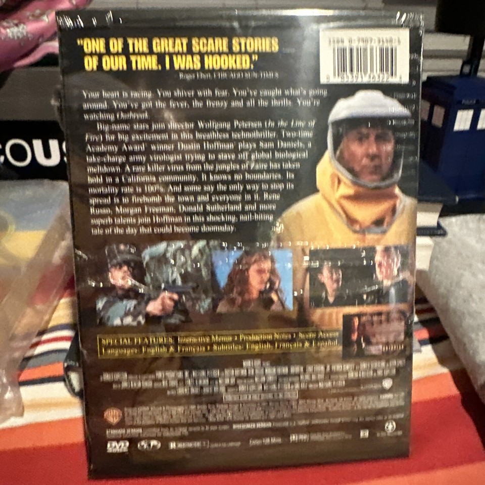 Outbreak (DVD, 1997, Snap Case) Dustin Hoffman, Rene Russo 85391363224 | eBay